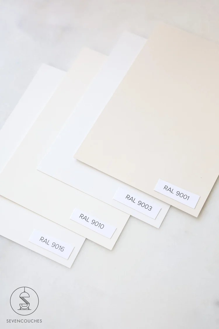 RAL kleuren wit: 4x de meest gekozen verfkleuren (en deze wittint ...