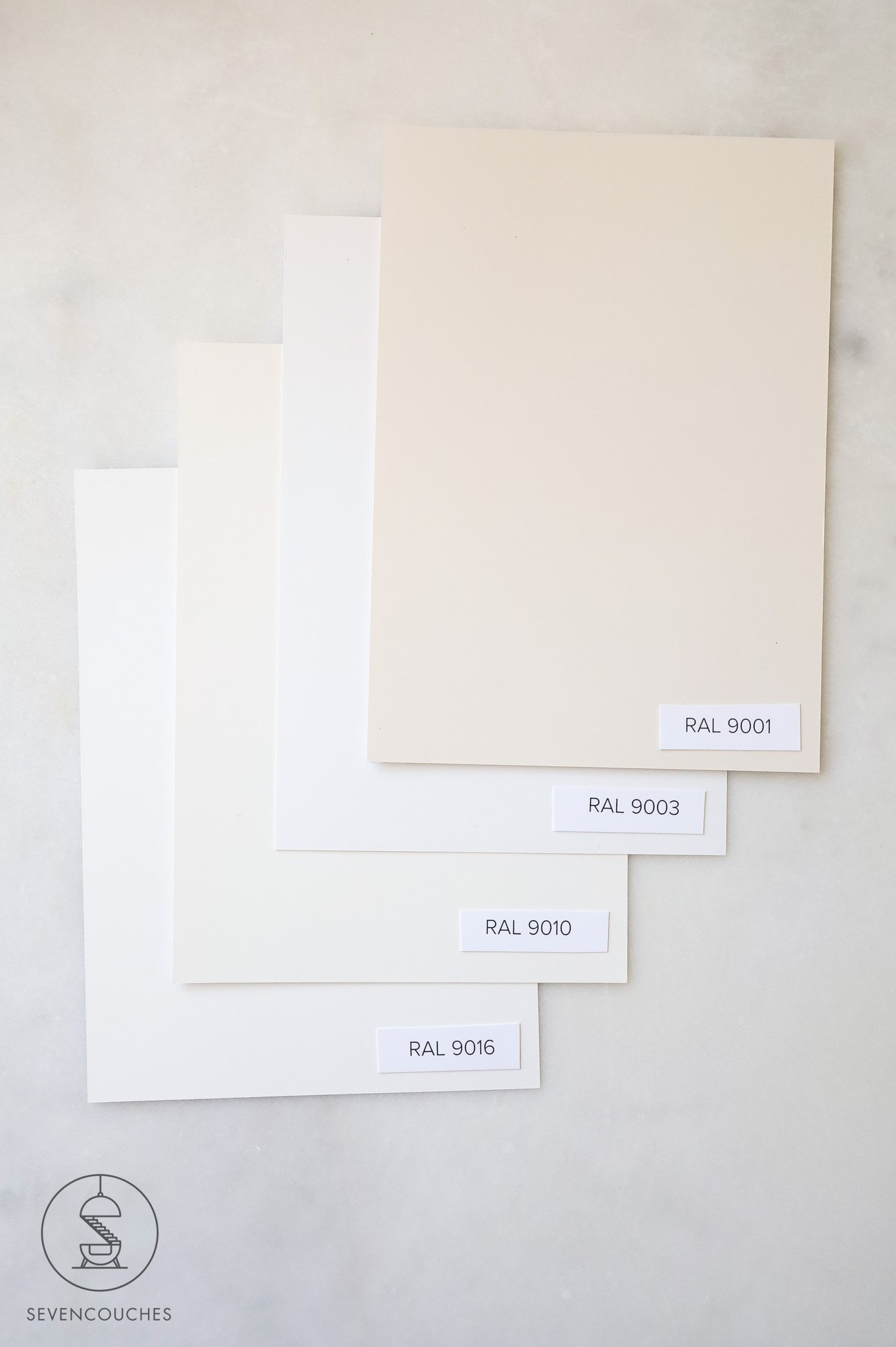 RAL kleuren wit: 4x de meest gekozen verfkleuren (en deze wittint ...