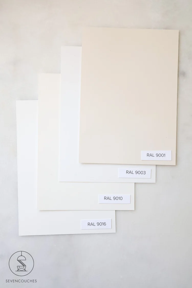 RAL kleuren wit: 4x de meest gekozen verfkleuren (en deze wittint ...