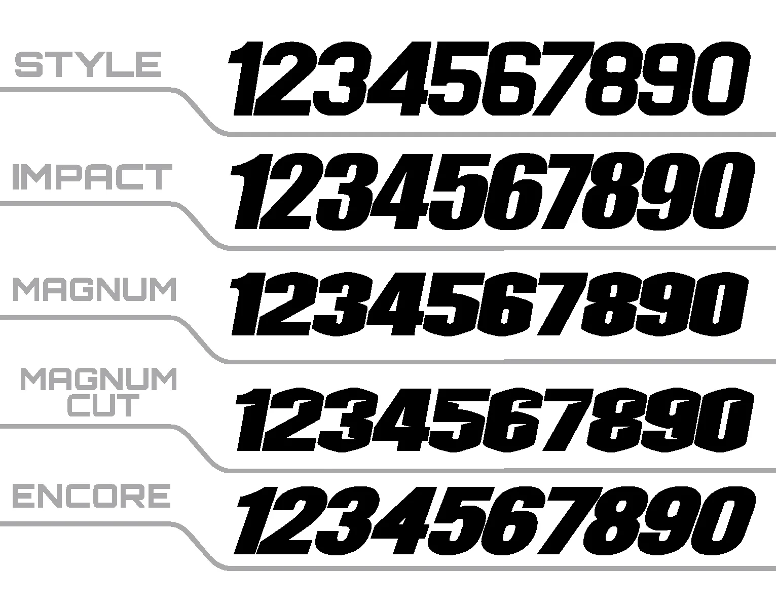 Striper White — 180Decals