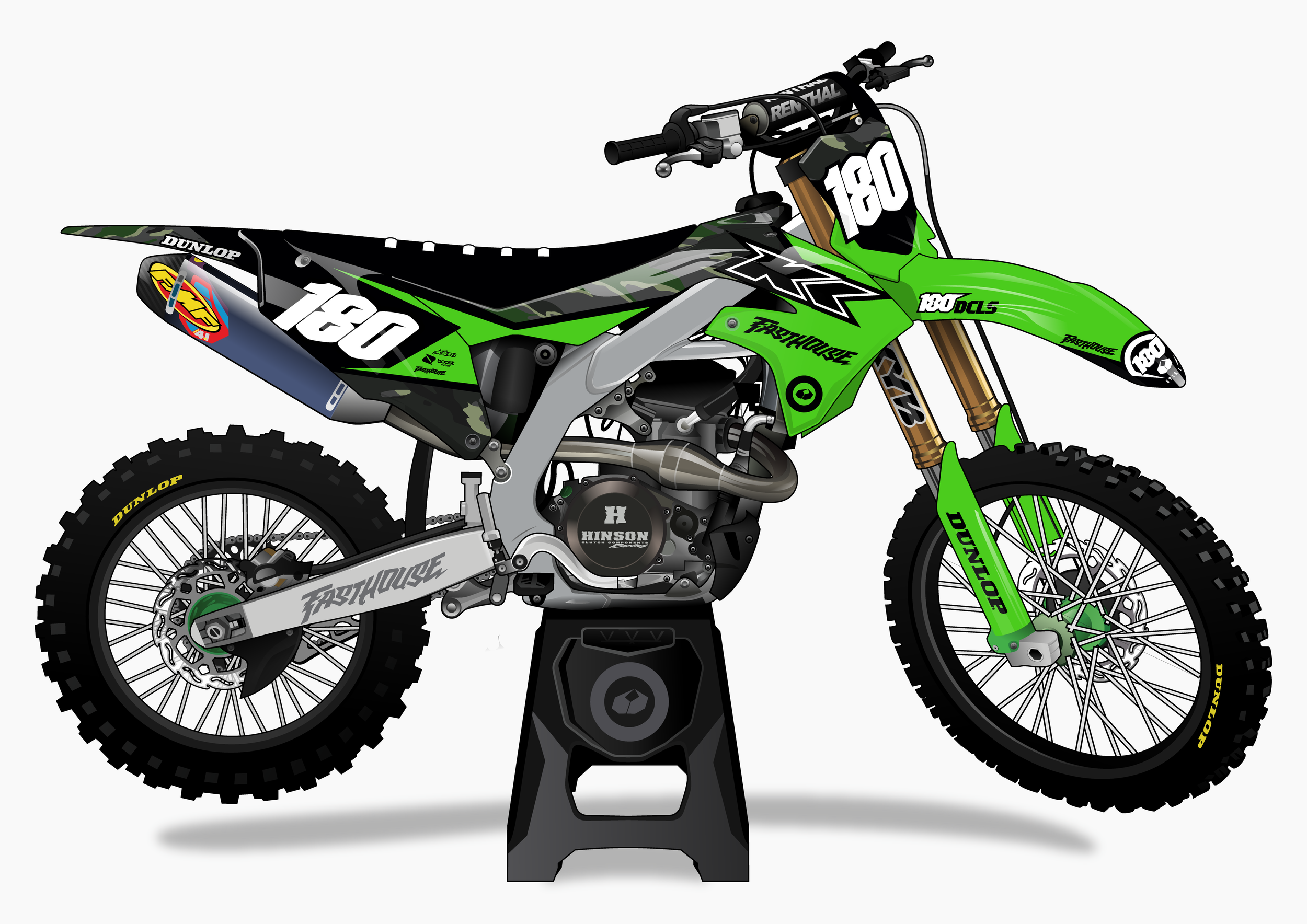 Kawasaki — 180Decals