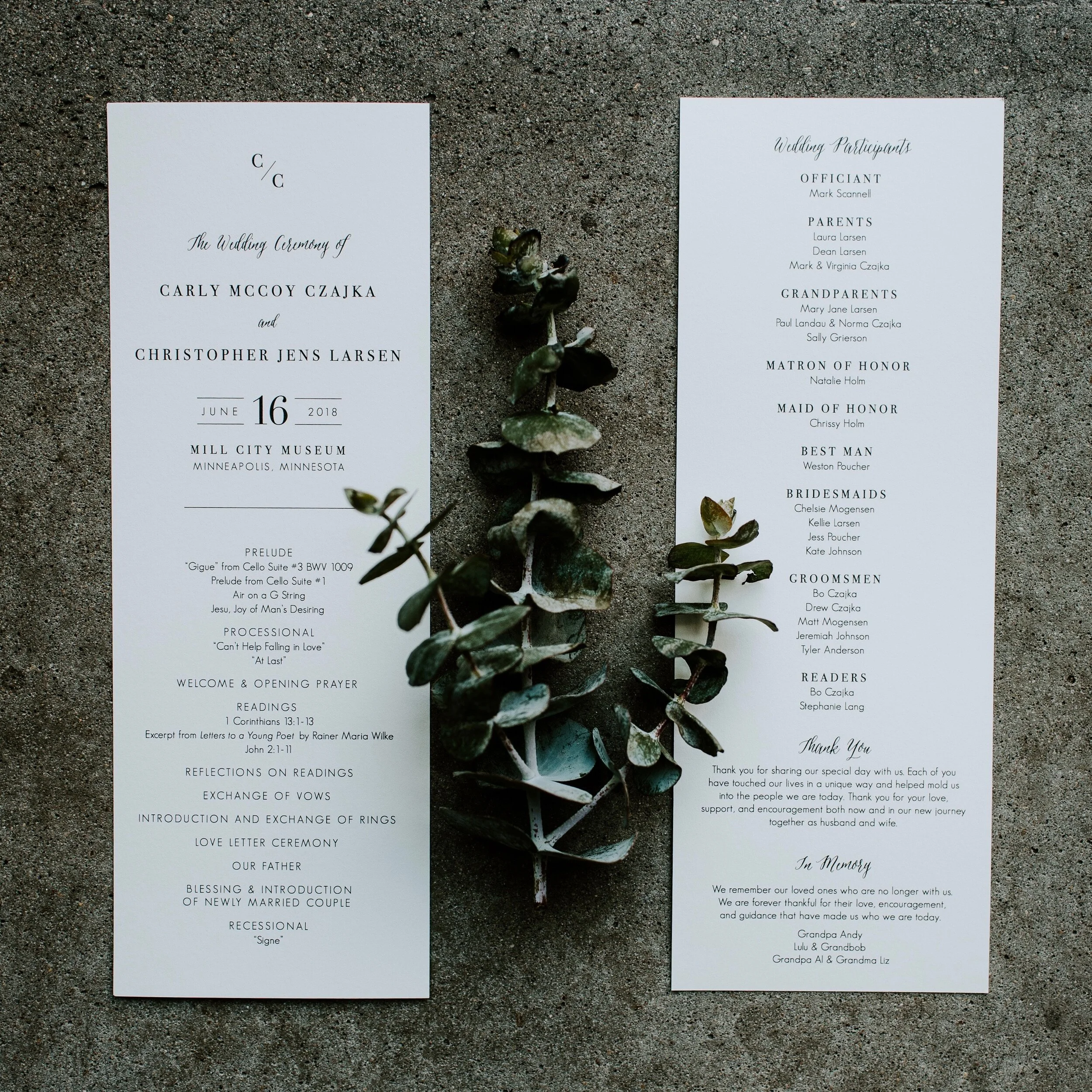 Wedding Day Paper — A Milestone Paper Co.