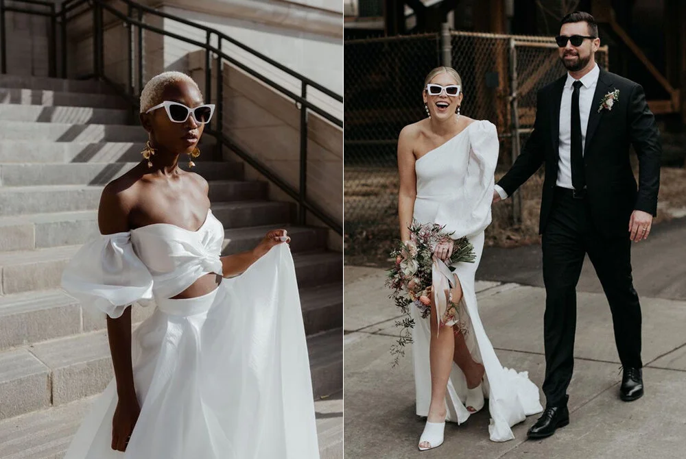 8 looks con lentes de sol ideales para la novia moderna — Frida Enamorada