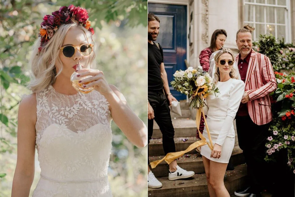 8 looks con lentes de sol ideales para la novia moderna — Frida Enamorada