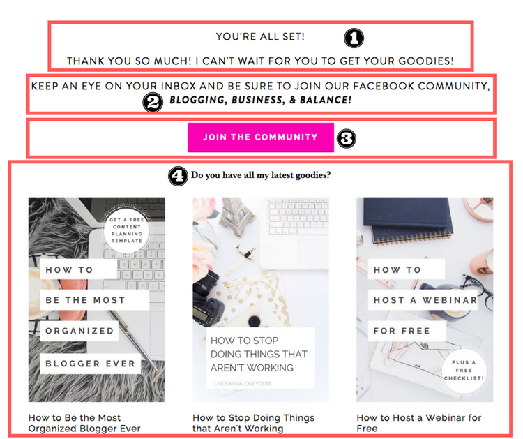 How to Create a Thank You Page in Squarespace — lindsay maloney