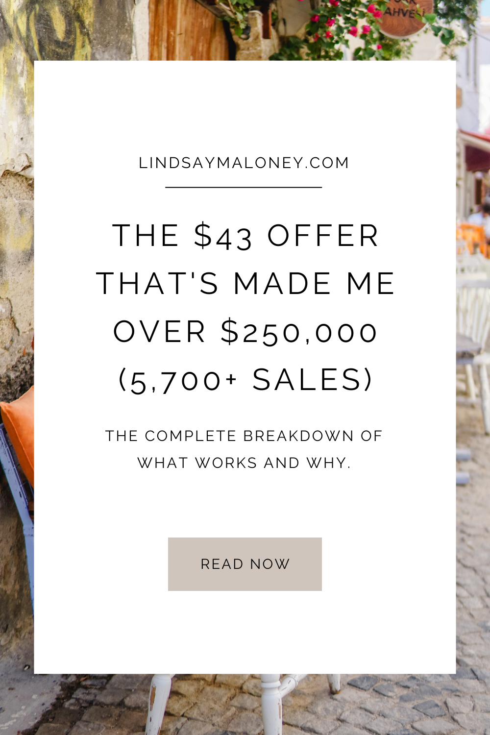 The $43 Offer That's Made Me Over $250,000 (5,700+ Sales) — lindsay maloney