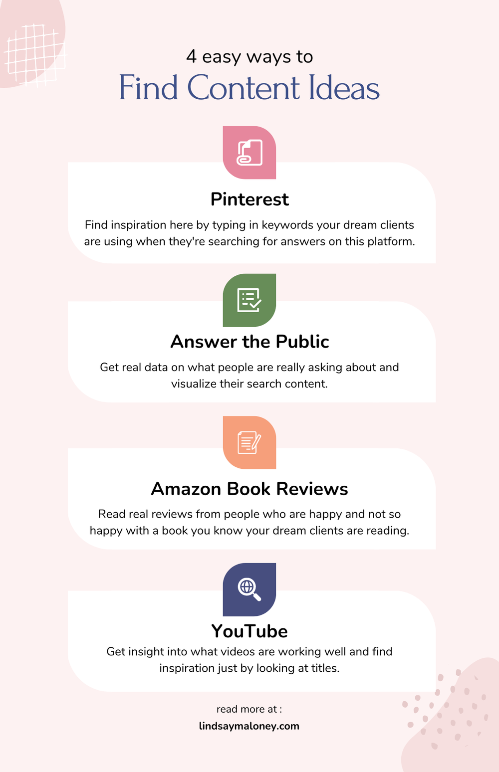 4 Easy Ways to Find Content Ideas — lindsay maloney