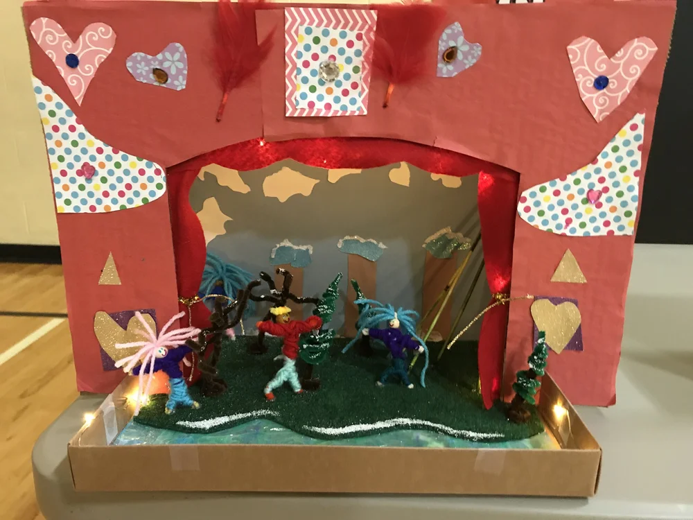 1st Grade Theater Dioramas — Dyanne Williams Mosaics