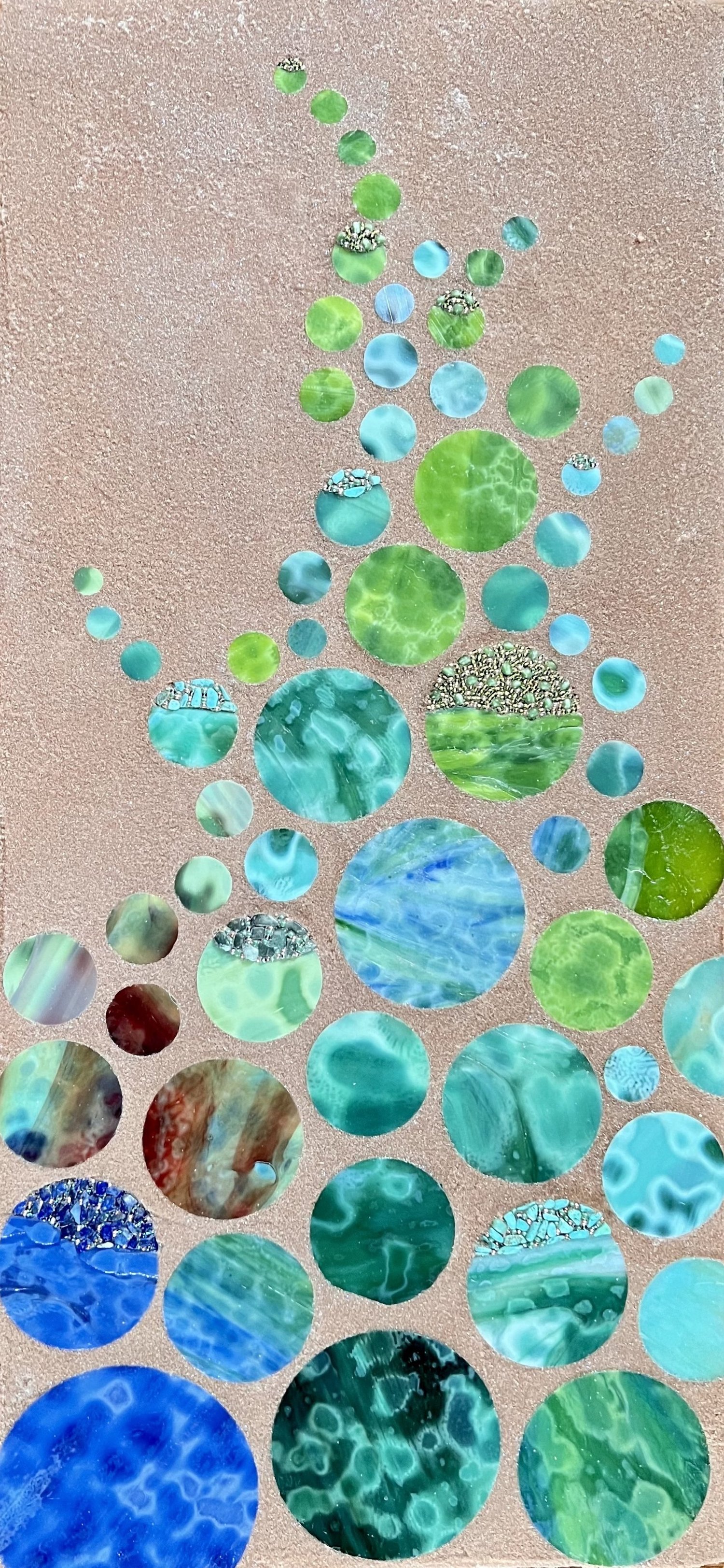 Copper Circles II Mosaics — Dyanne Williams Mosaics