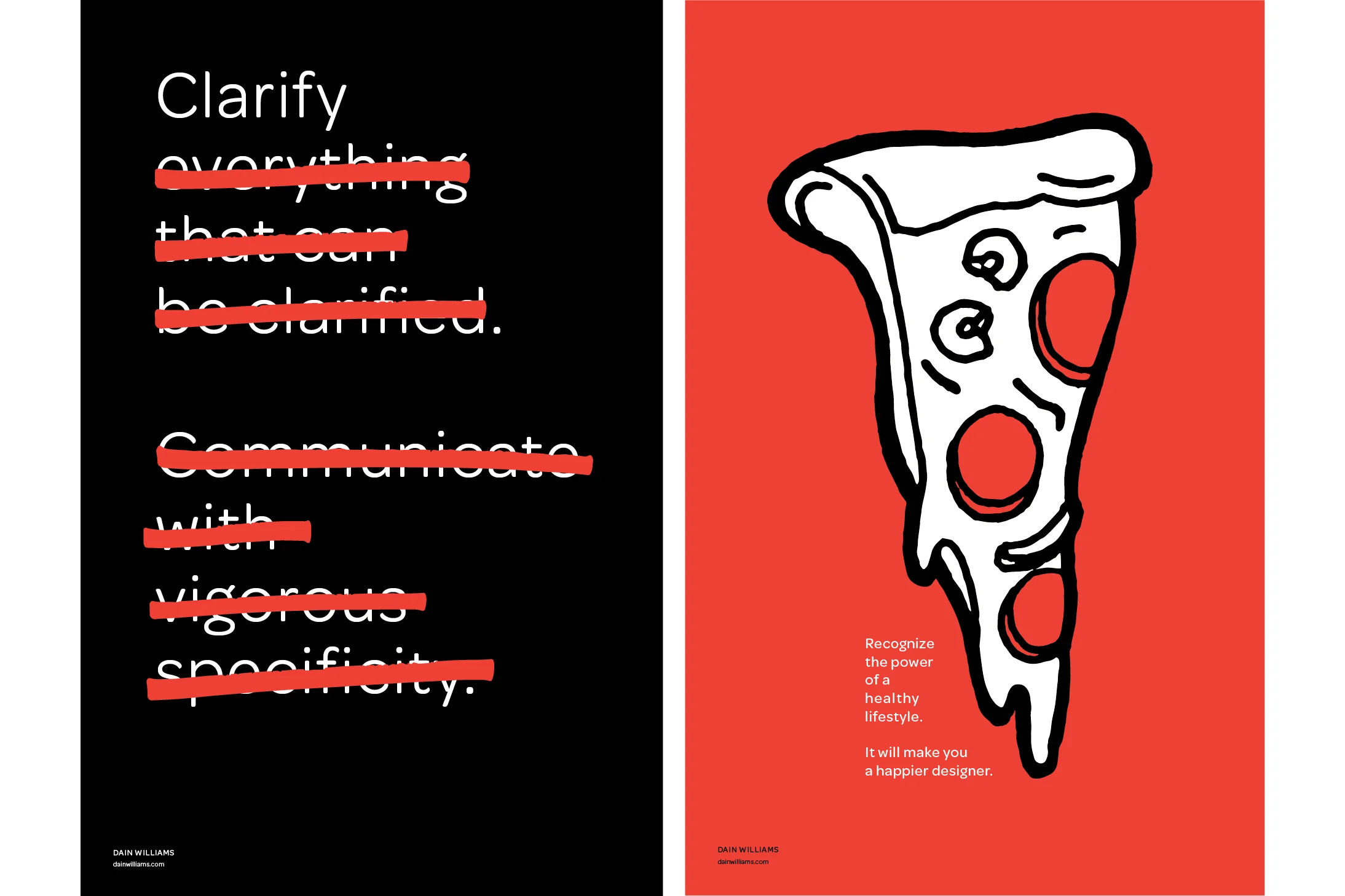 Design Manifesto poster series — Dain Williams