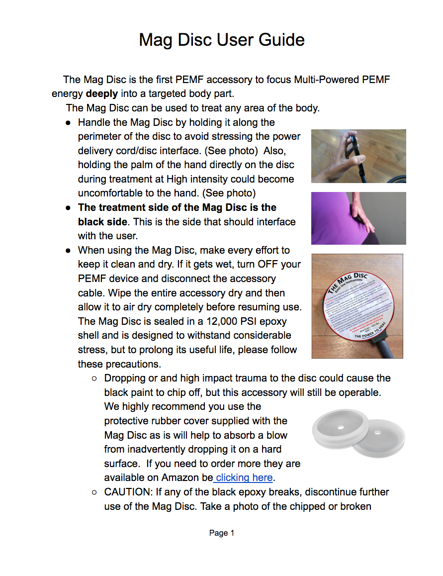 User's Guides — THE POWER TO HEAL®