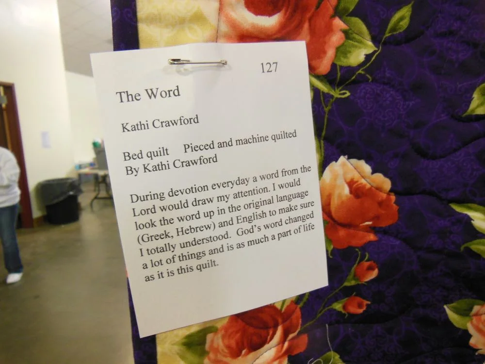 The Word Quilt — Made Just For U