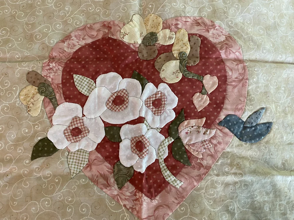 Vintage Valentines Applique Quilt Blocks — Made Just For U
