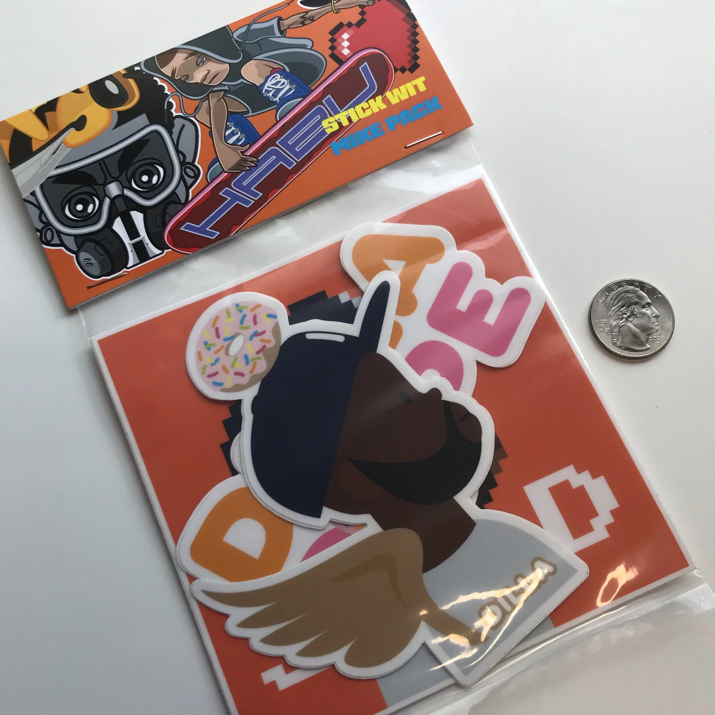 "Dilla Pack" STICK WIT MIKE STICKER PACK — The Art of MICHAEL COLBERT