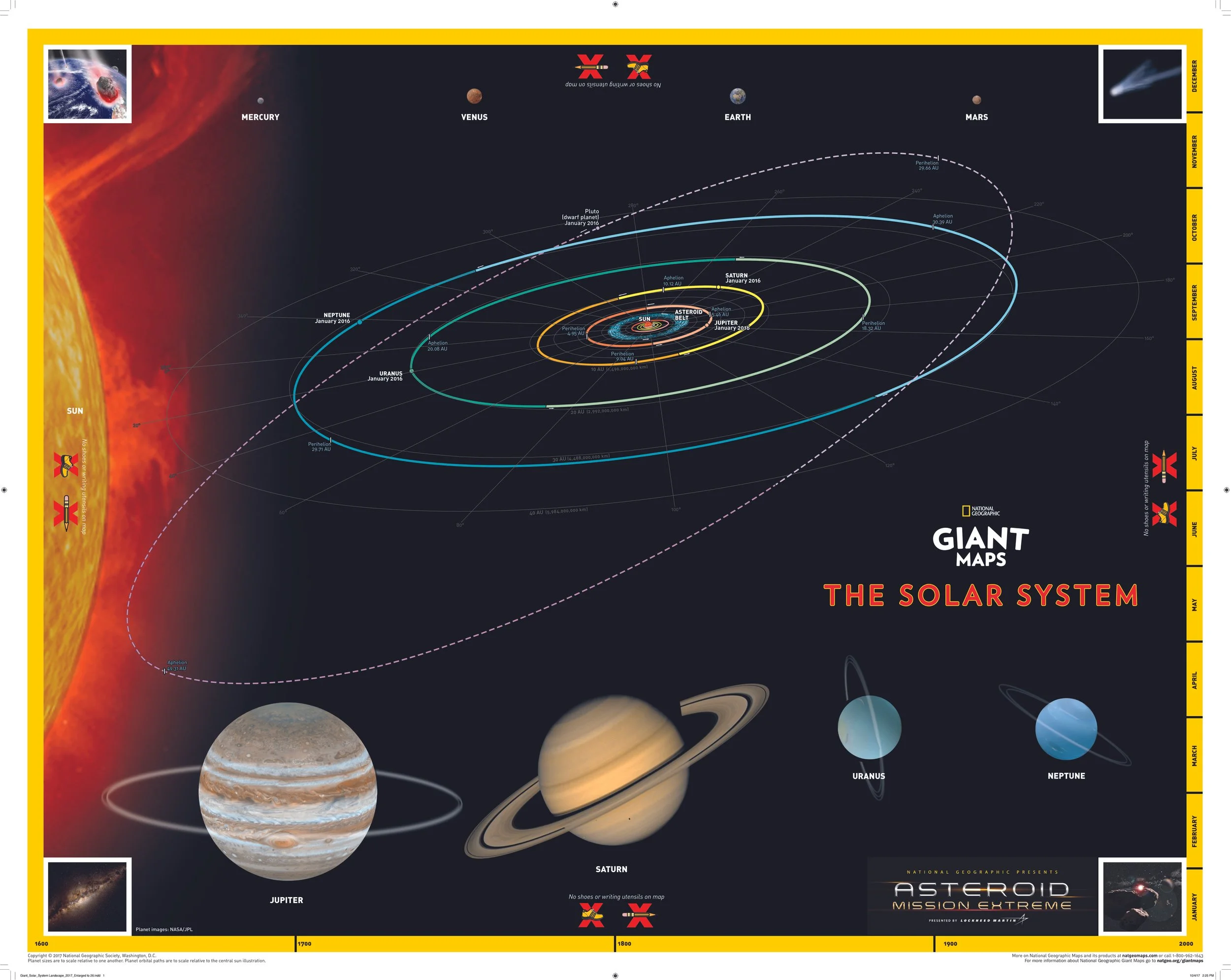 Solar System Giant Map — OKAGE