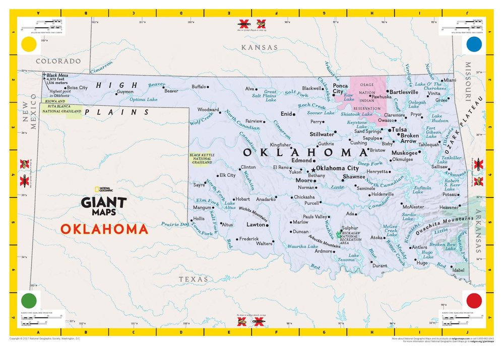 Oklahoma Giant Map — OKAGE