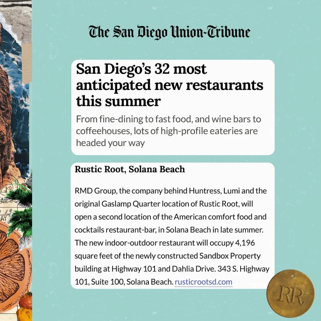 Rustic Root | San Diego Event Venue | American Cuisine