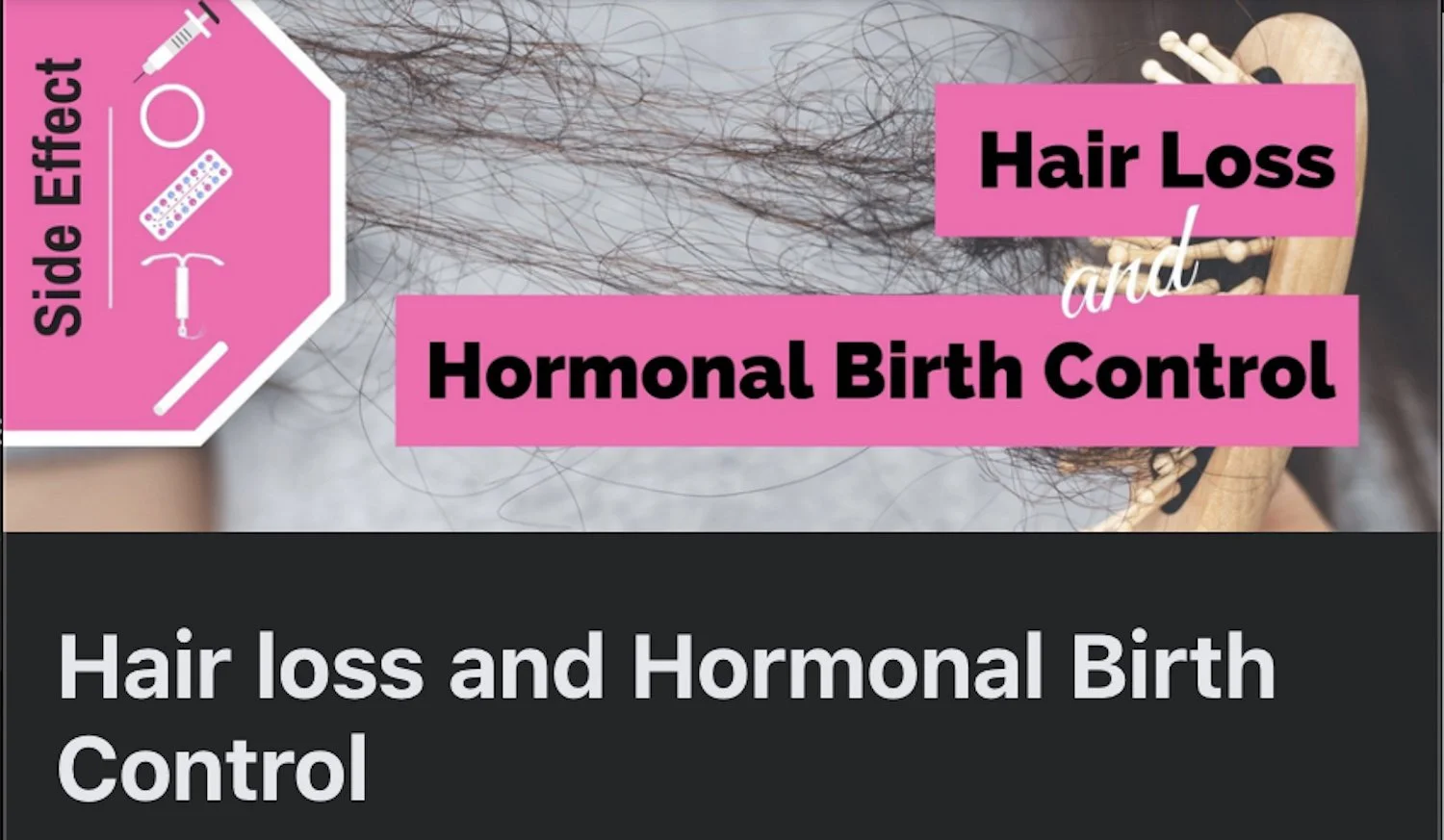 Hair Loss and Hormonal Birth Control — IUD Awareness