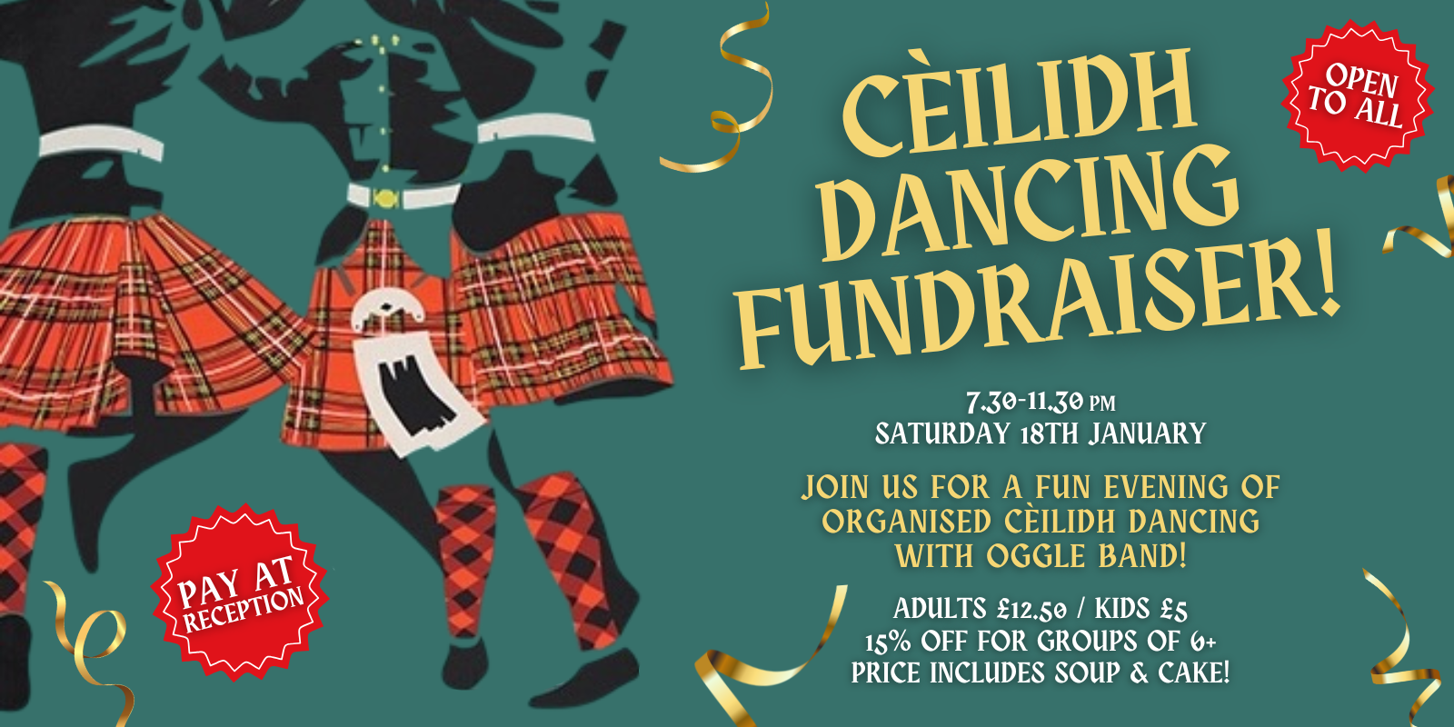 Cèilidh Dancing Fundraiser Event - 18th Jan! — Atlantic Racquet Centre ...