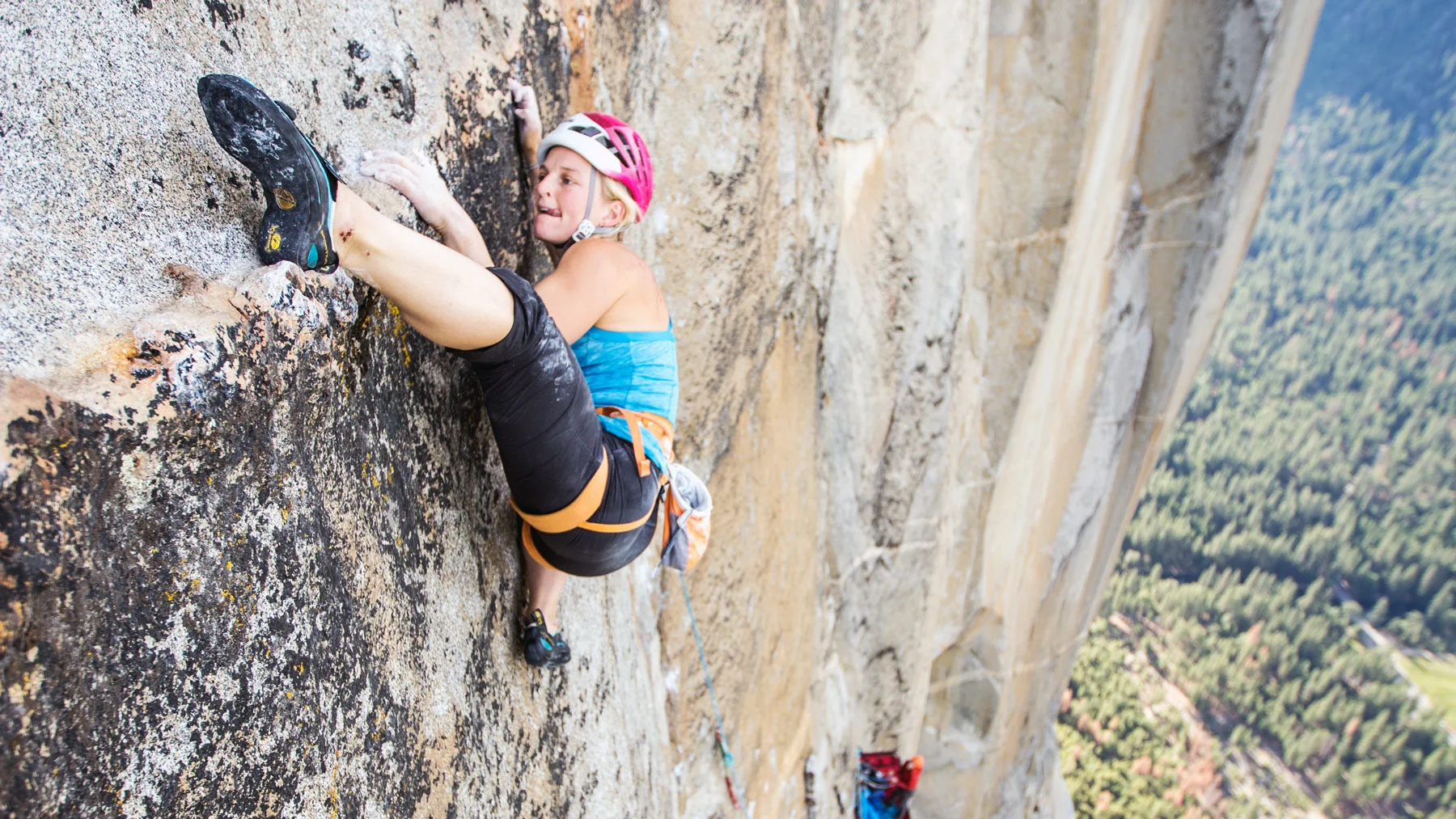 Emily Harrington Climbing