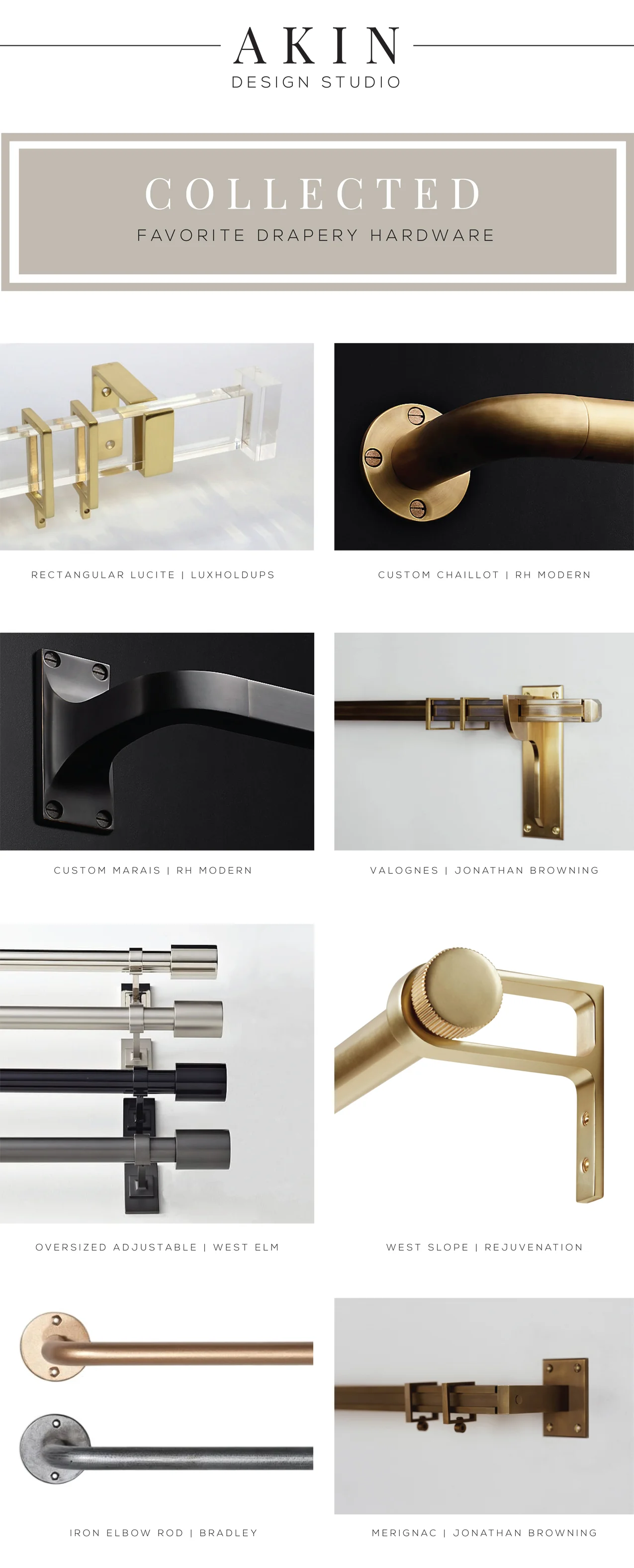 collected: favorite drapery hardware — McCabe House