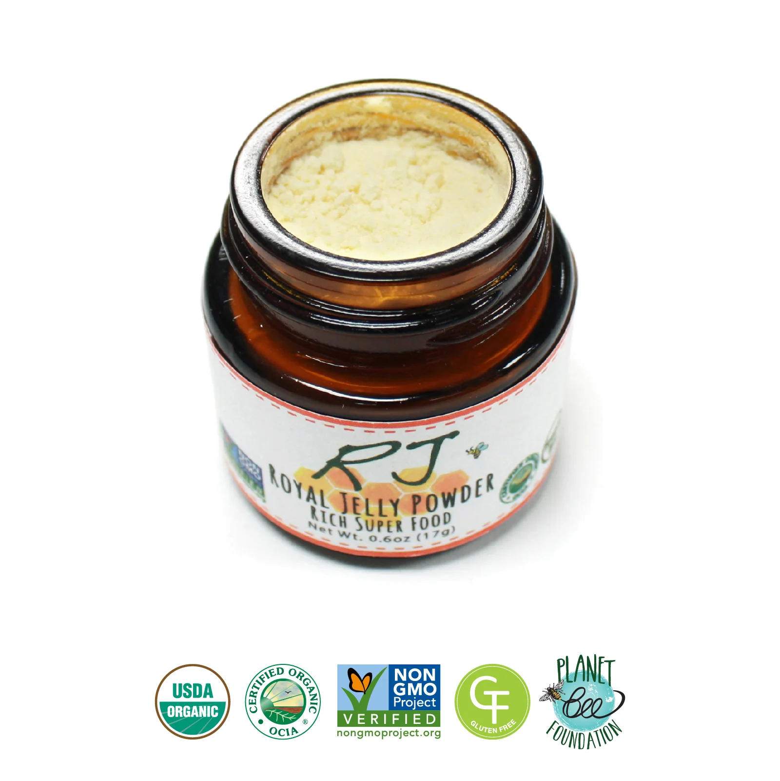 Organic Royal Jelly Powder (0.6oz) — Greenbow US