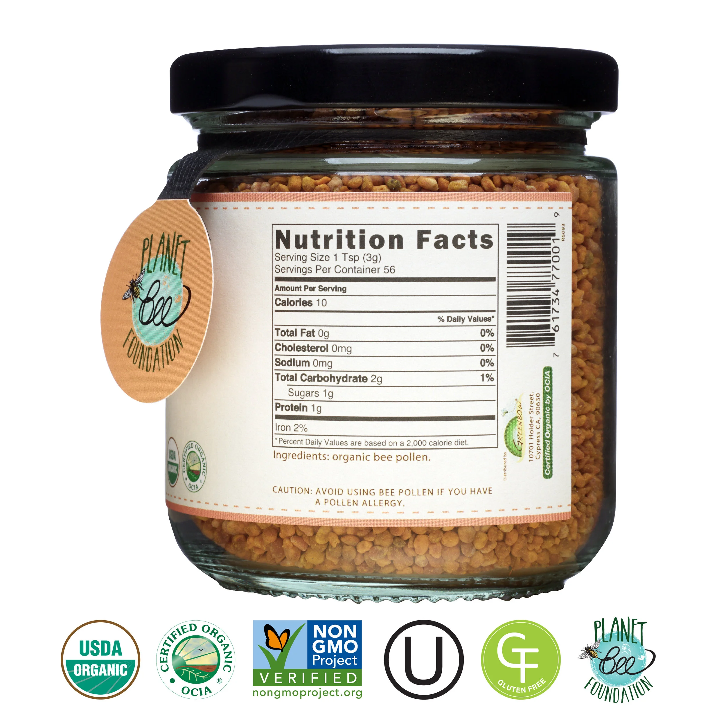 Organic Bee Pollen 5.5oz — Greenbow US