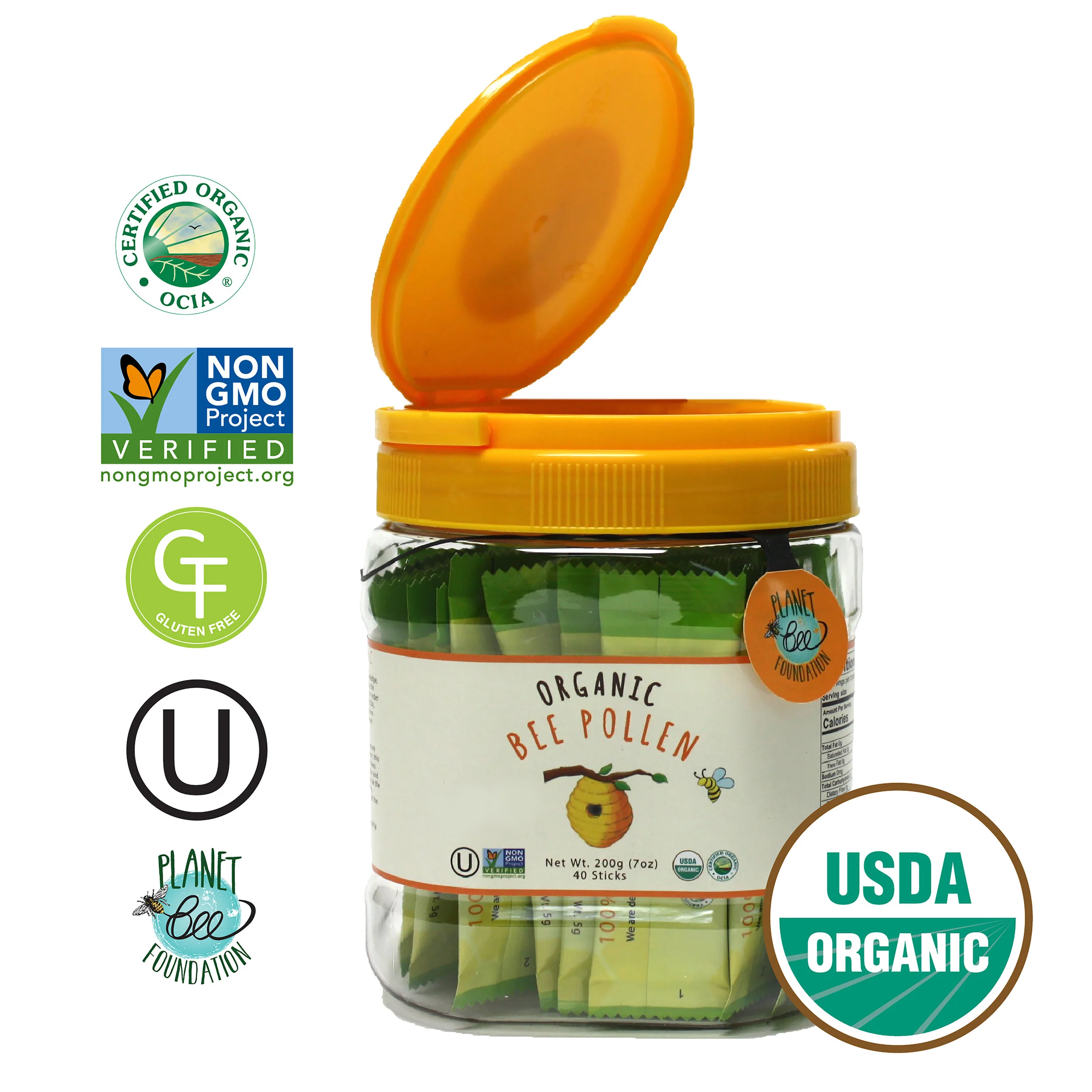 Organic Bee Pollen 40 sticks — Greenbow US