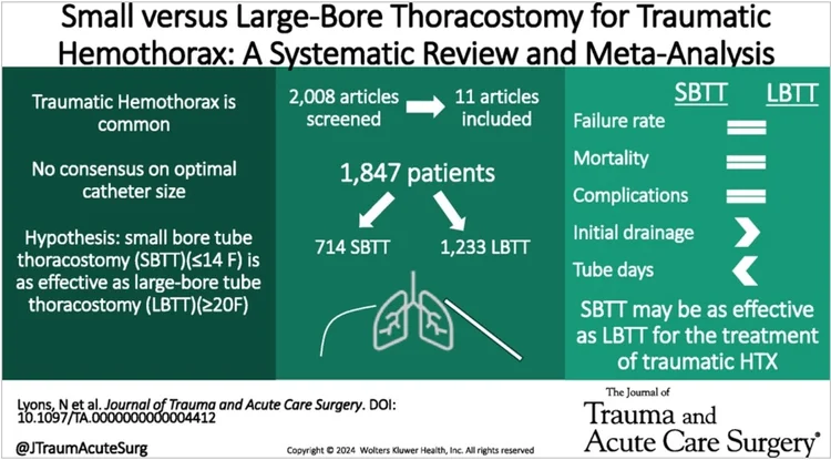 The Cheese - Small vs Large Bore Thoracostomy Tubes — Cook County ...