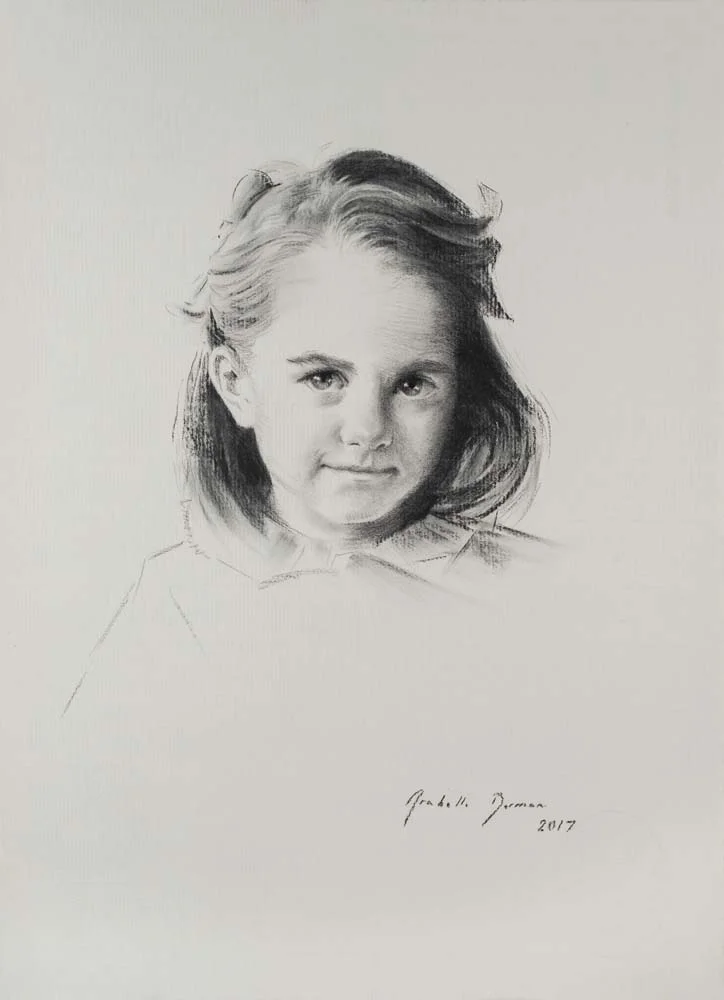 Charcoal Portraits — Arabella Dorman