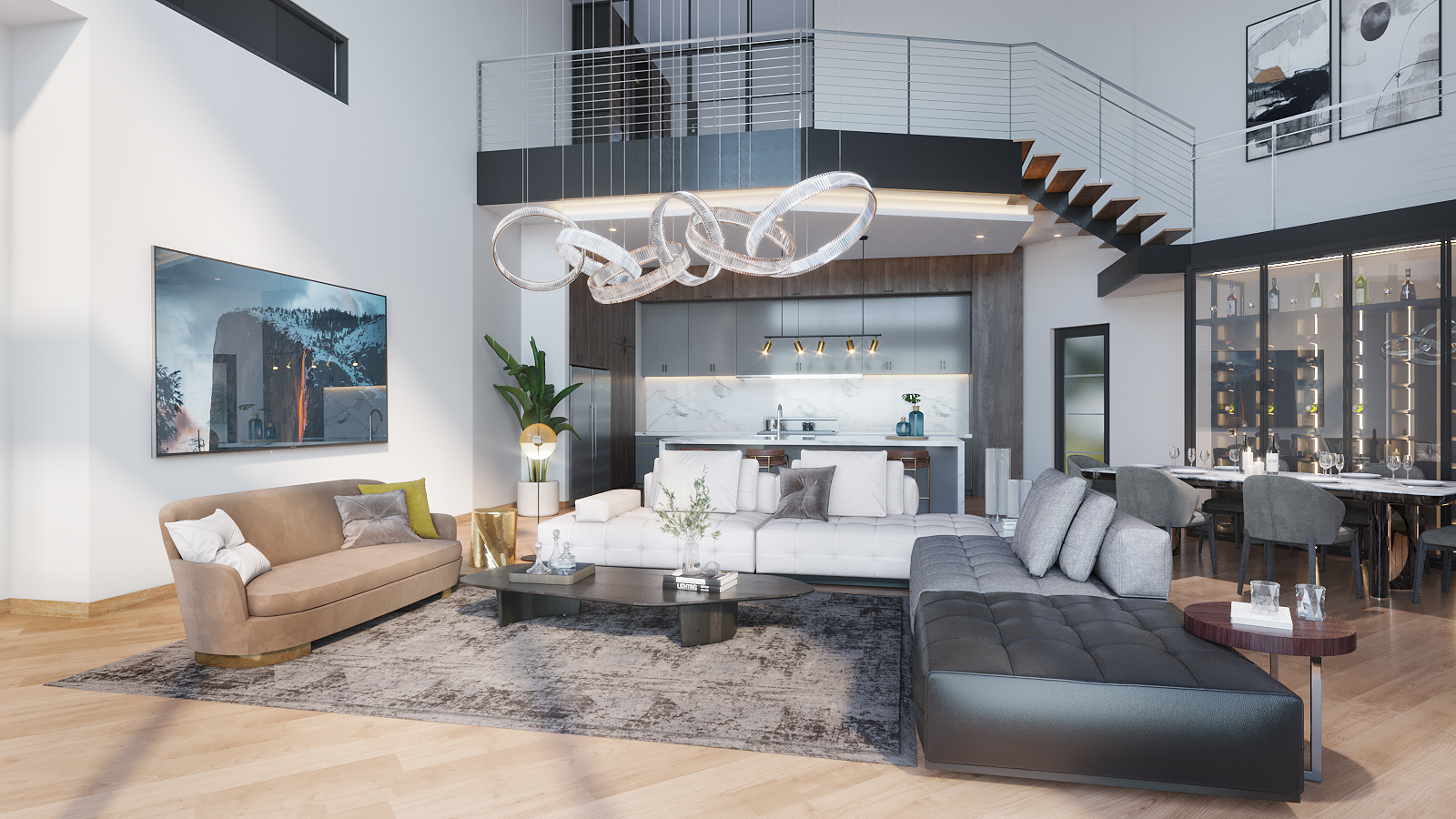 Color and Material Blending In Our 3D Interior Visualisation Solutions ~ Panoram CGI