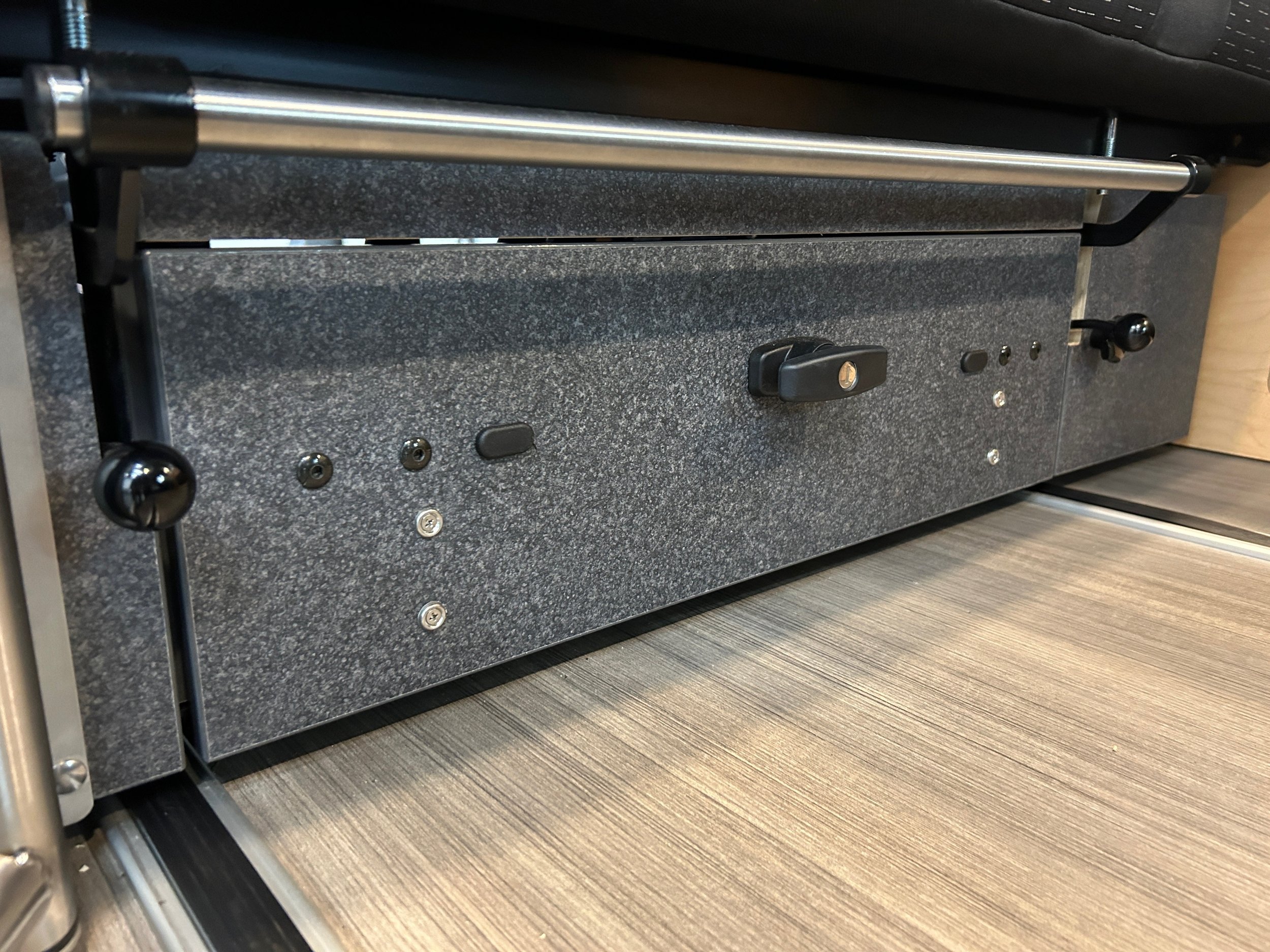Locking Center Console — Peace Vans