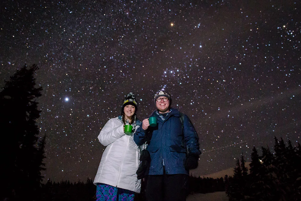 Starlight & Moonlight Snowshoe Tours Bend | Wanderlust Tours ...