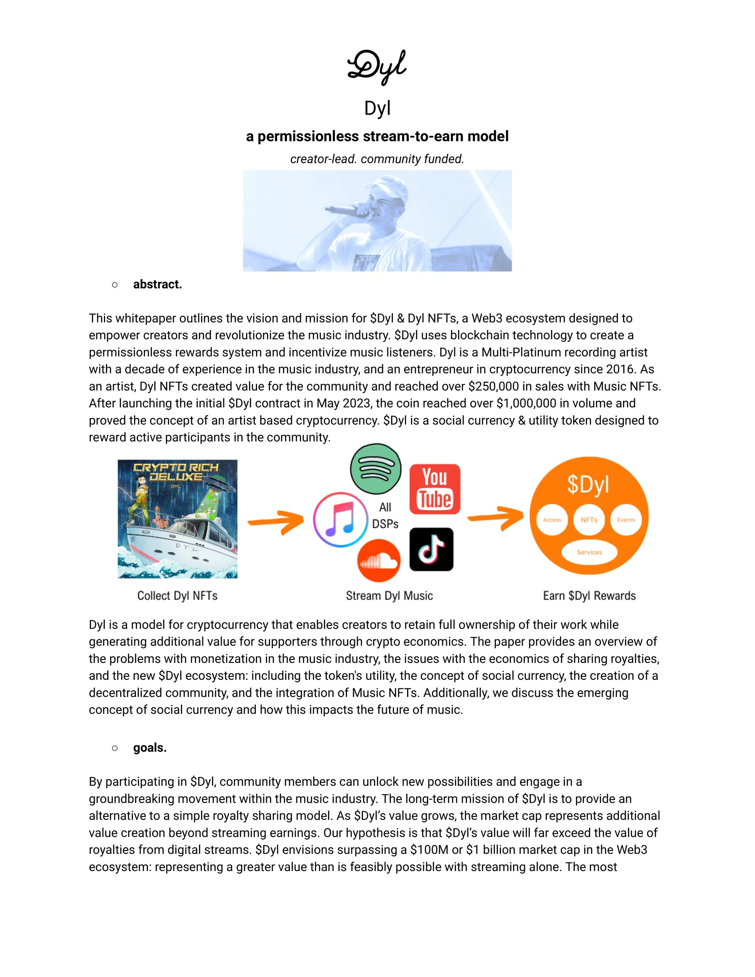 Whitepaper — Dyl - Official Website - Artist. Entrepreneur. Rapper ...