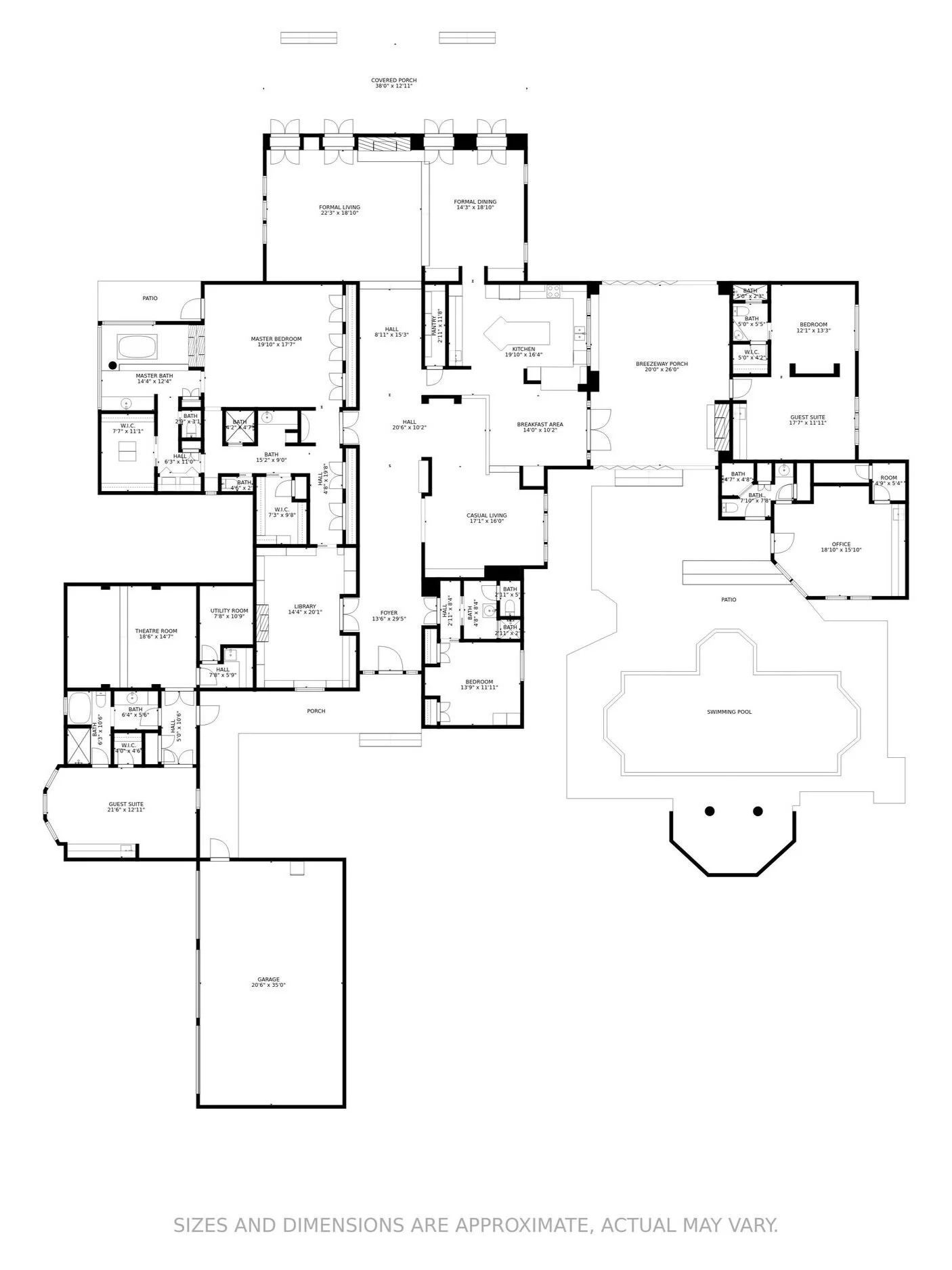 Floor Plans Line Art