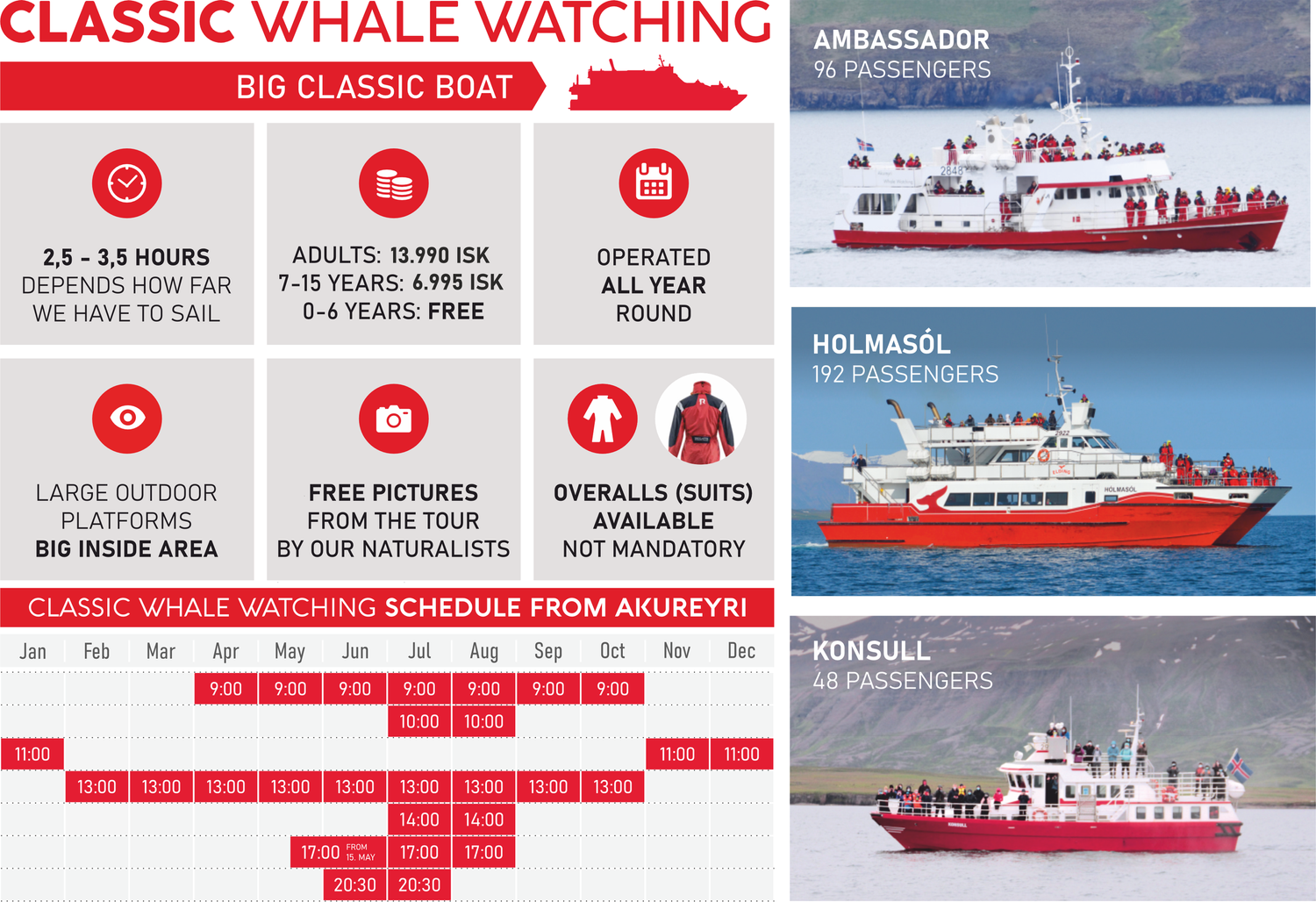 BOOK CLASSIC — Whale Watching Akureyri