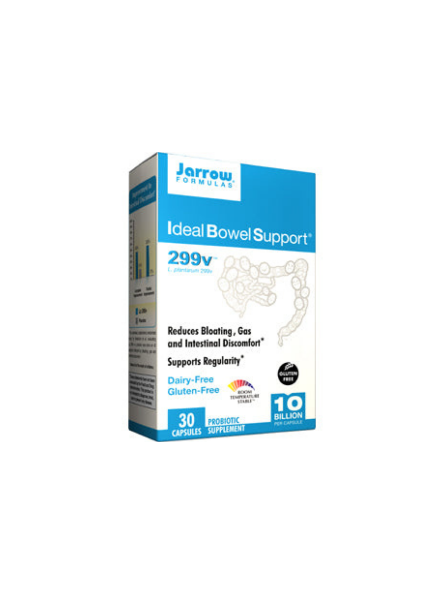 Ideal Bowel Support (L. Plantarum 299v) - 30 Capsules - Jarrow Formulas ...