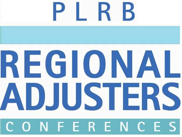 2019-09-10 PLRB Regional Adjusters Conferences — PFCS