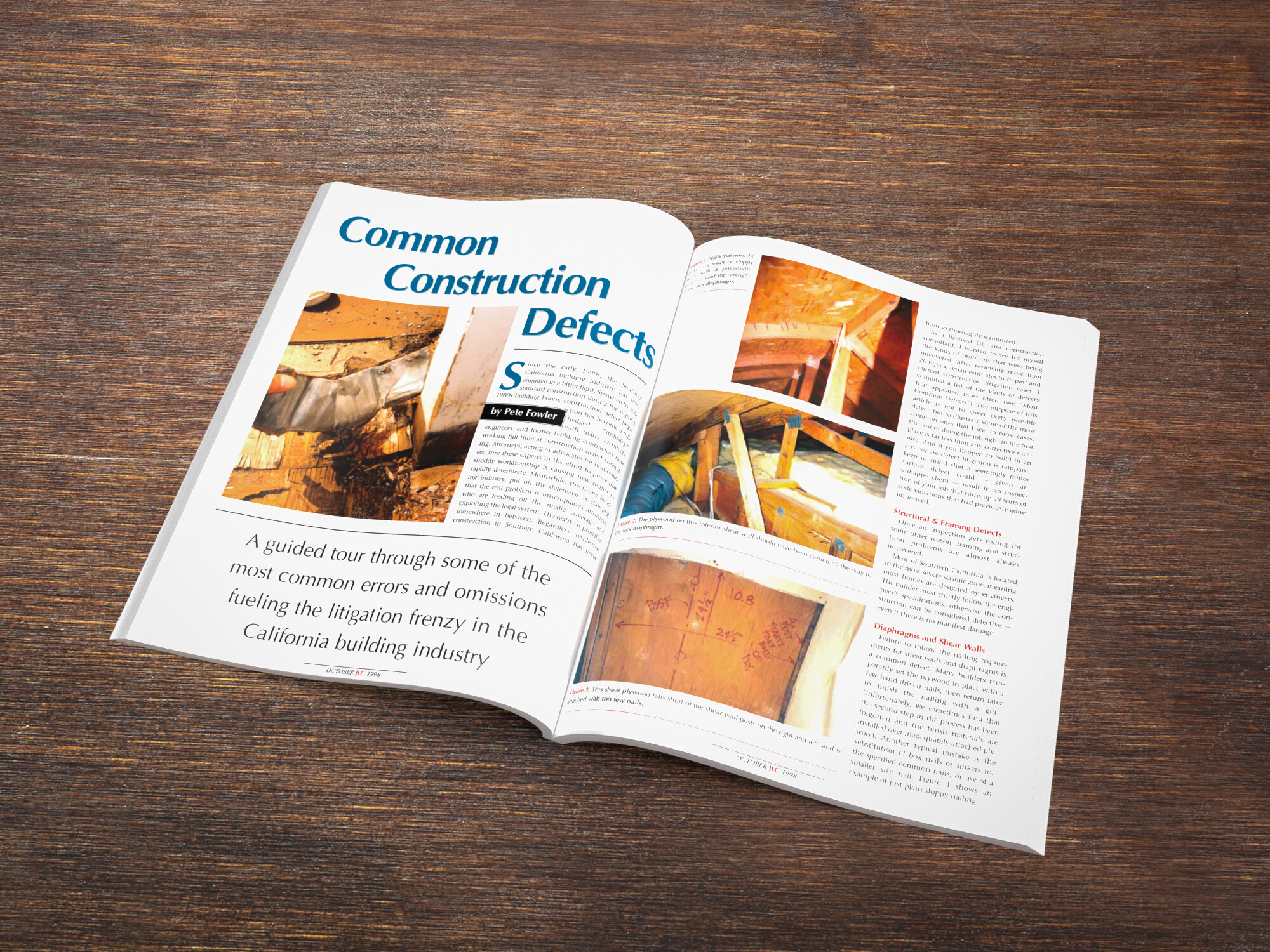 Common Construction Defects — PFCS