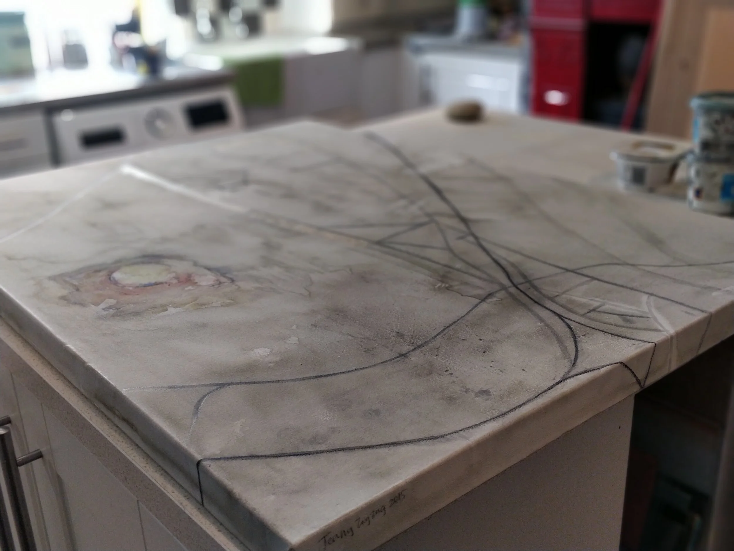 Isolation Drawings 6 — Jenny Zigzag