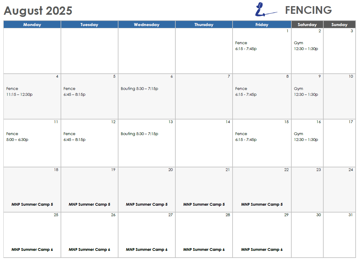 ARES Year-End Gala — Ares Pentathlon & Fencing Club