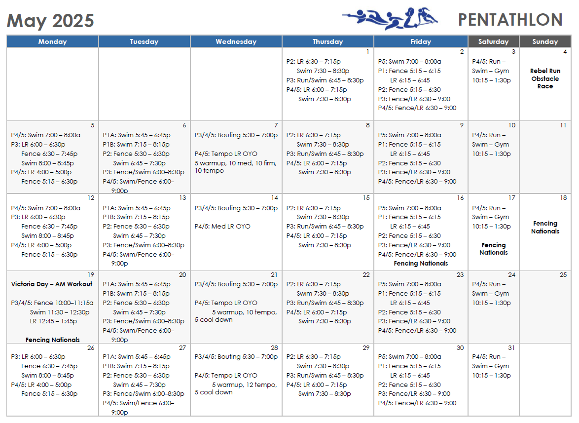 February Mini-Pent — Ares Pentathlon & Fencing Club