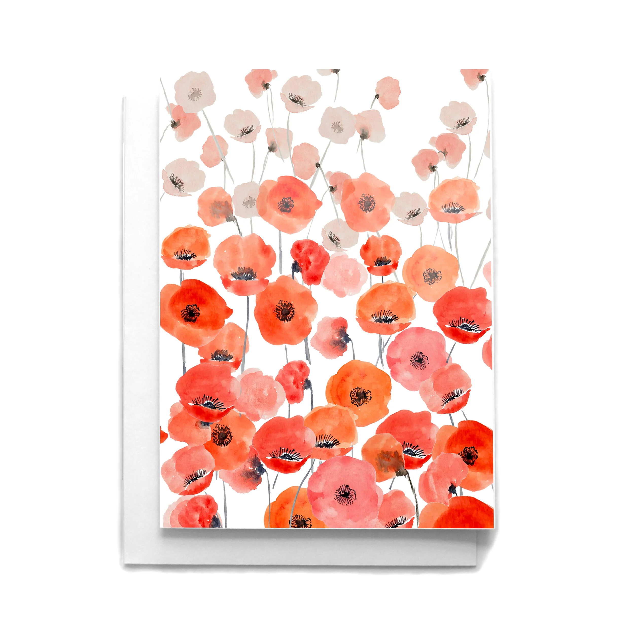 Greeting Cards Paper & Party Supplies Poppy Blank Birthday Card Paper ...