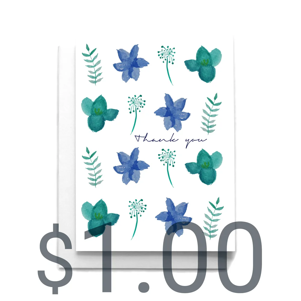Thank You Images With Blue Flowers