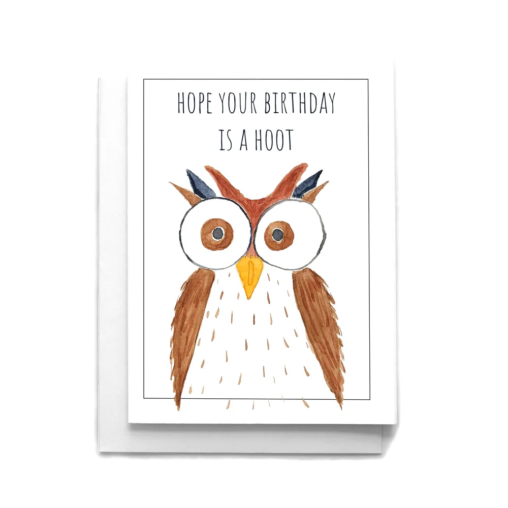 Owl Birthday Card