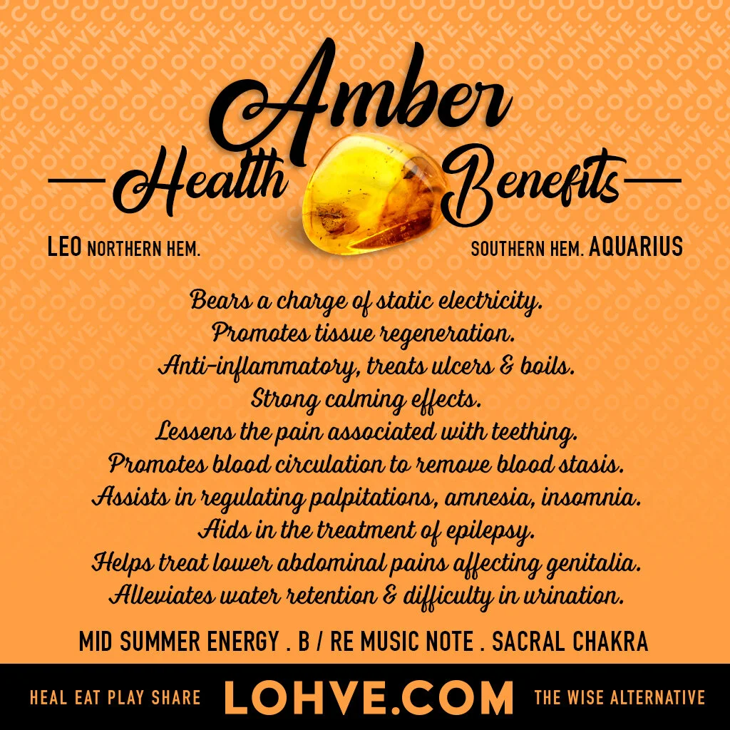 The Health Benefits Of Amber — LOHVE — The Wise Alternative