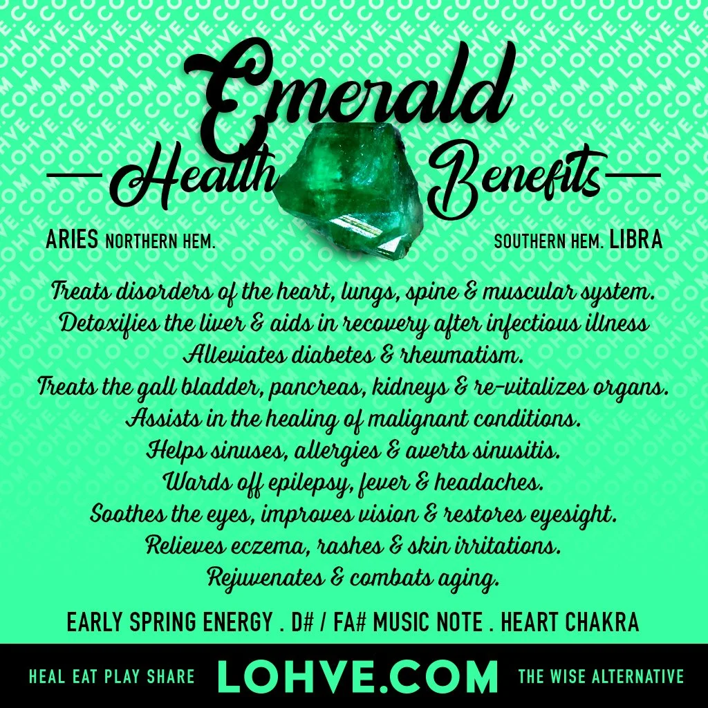 The Health Benefits Of Emerald — LOHVE — The Wise Alternative