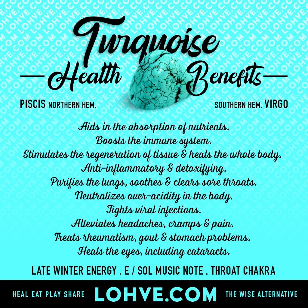 The Health Benefits Of Turquoise — LOHVE — KNOWS NO LIMITS