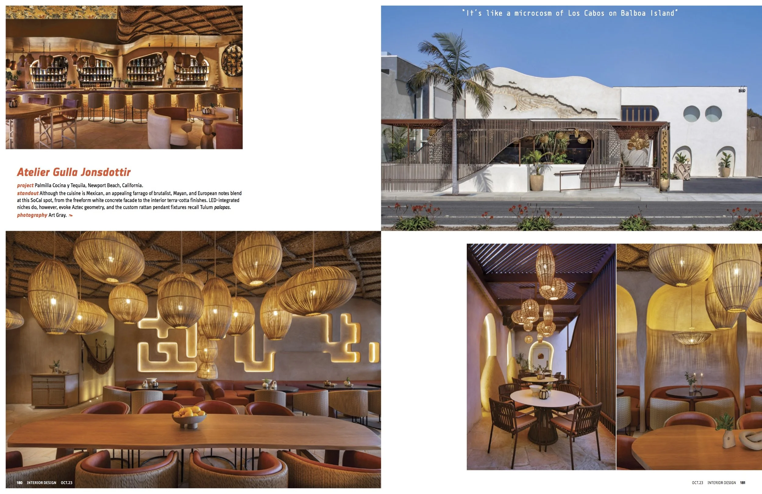 INTERIOR DESIGN MAGAZINE OCTOBER 2023 ISSUE — GULLA JONSDOTTIR ...