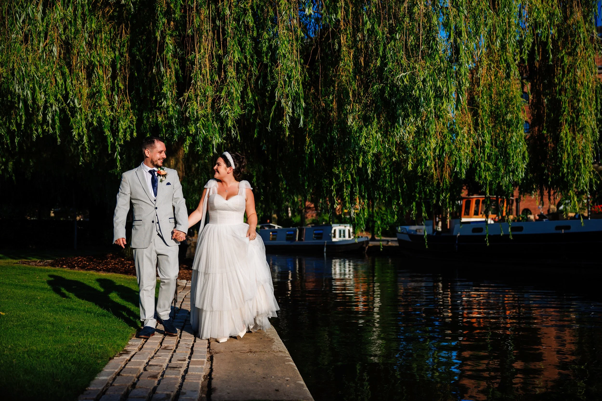 Sam and Adam's wedding day at Castlefield Rooms